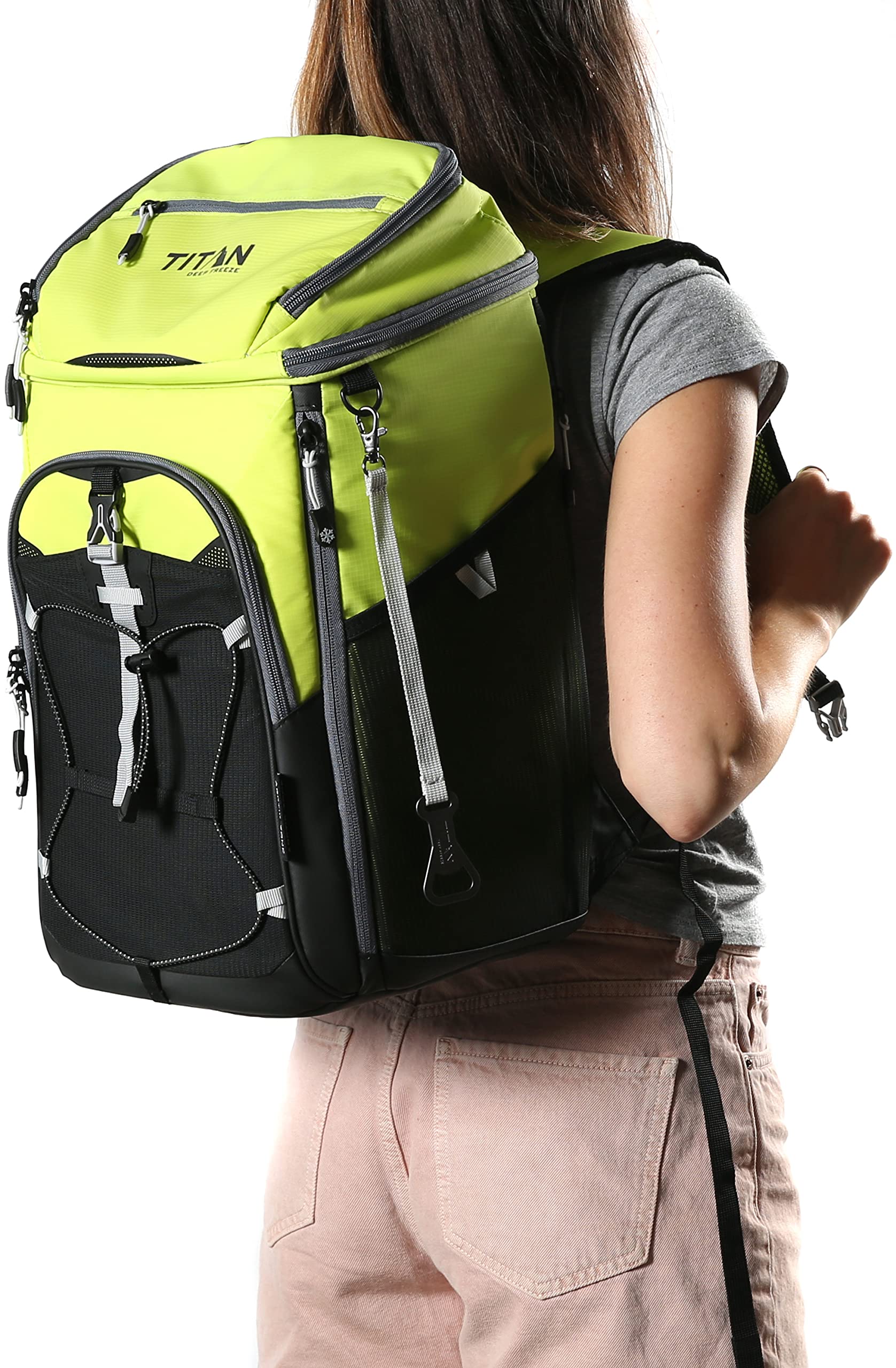 Arctic Zone Titan Deep Freeze 30 can Insulated Backpack Cooler Bag with Ice Wall Packs