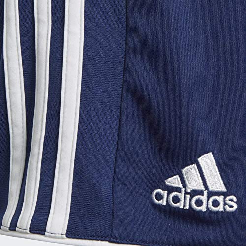 adidas Tastigo 17 Climacool Quarter Length Soccer Shorts, Dark Blue/White, Small