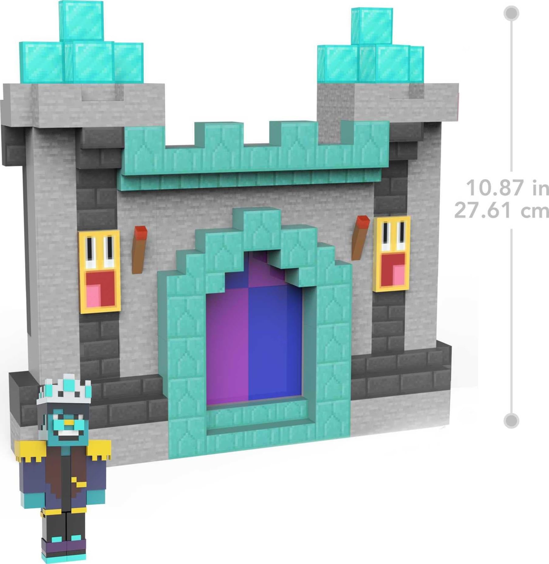 Mattel Minecraft Creator Series Playset, Party Supreme’s Palace Toy with Lights, Music & 3.25-inch Action Figure