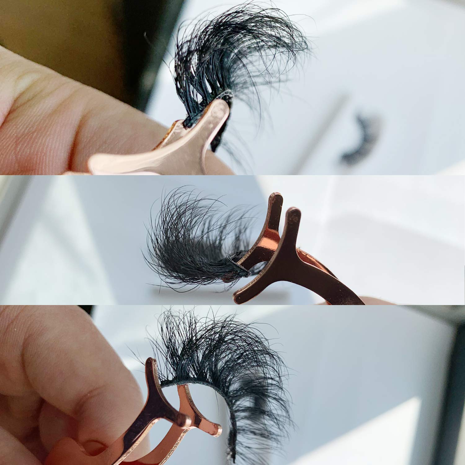 ACROWN 5D 25mm Lashes Mink Full Volume Cruelty-free Siberian 3D Mink Strip Eyelashes 3 Pack
