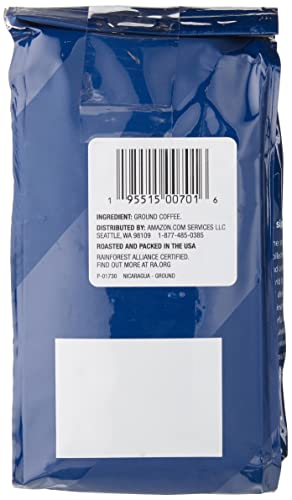 Amazon Fresh Direct Trade Nicaragua Ground Coffee, Medium Roast, 12 Ounce (Pack of 3)