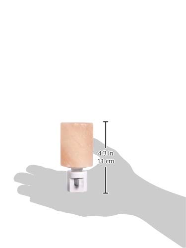Amazon Basics Natural Himalayan Salt Plug-in Night Light - Cylinder Shape
