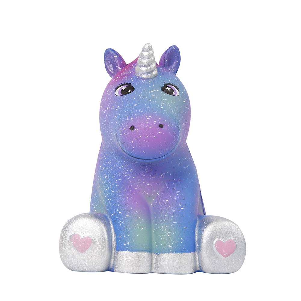 Anboor Squishies Unicorn Galaxy 5.9 inch Kawaii Scented Soft Slow Rising Squeeze Squishies Stress Relief Kids Toy