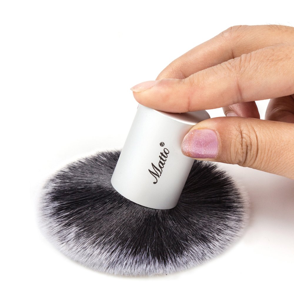 Matto Kabuki Makeup Brush Setting Powder Foundation Brush for Bronzer Powder Highlighter