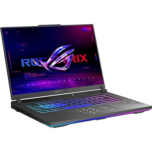 ASUS ROG Strix G16 Gaming & Entertainment Laptop (Intel i9-13980HX 24-Core, 64GB DDR5 4800MHz RAM, 2x1TB PCIe SSD RAID 1 (1TB), GeForce RTX 4060, 16.0" 240 Hz Win 11 Home) with USB-C Dock