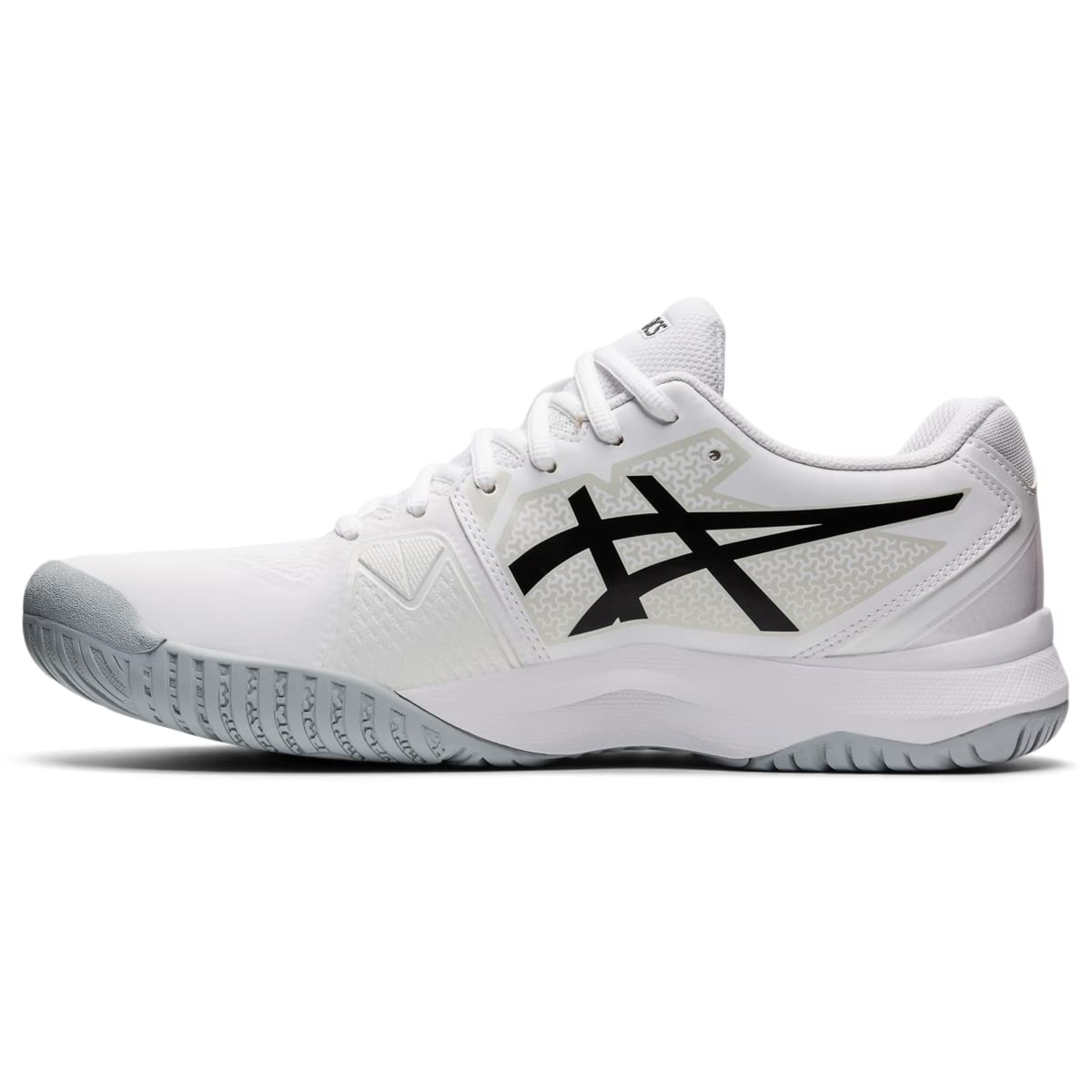 ASICS Men's GEL-CHALLENGER 13 Tennis Shoes, 10.5, WHITE/BLACK