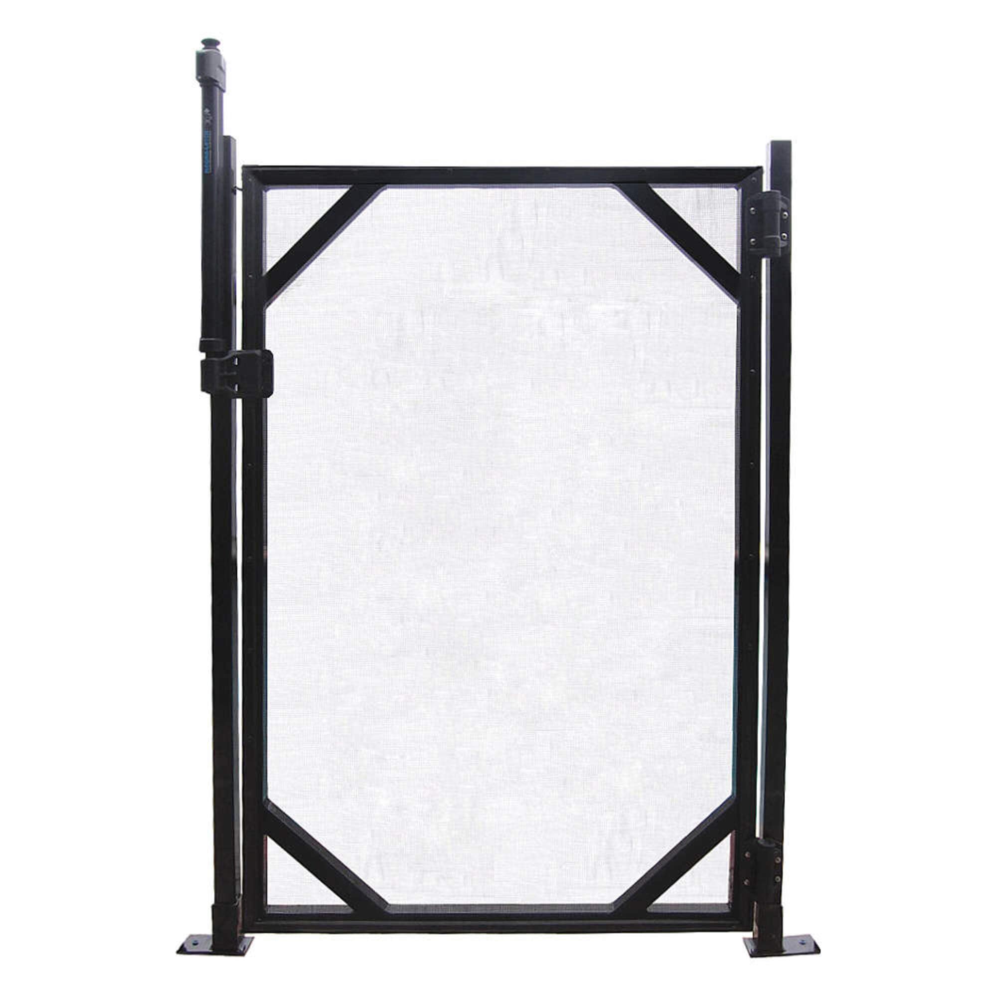 WaterWarden 4ā Pool Gate, Pool Fence Gate - 30ā Wide, Self-Closing and Removable Pool Door, Coordinates with 4x12 ft Outdoor Child Safety In-Ground Pool Fencing, Easy DIY Installation,Black