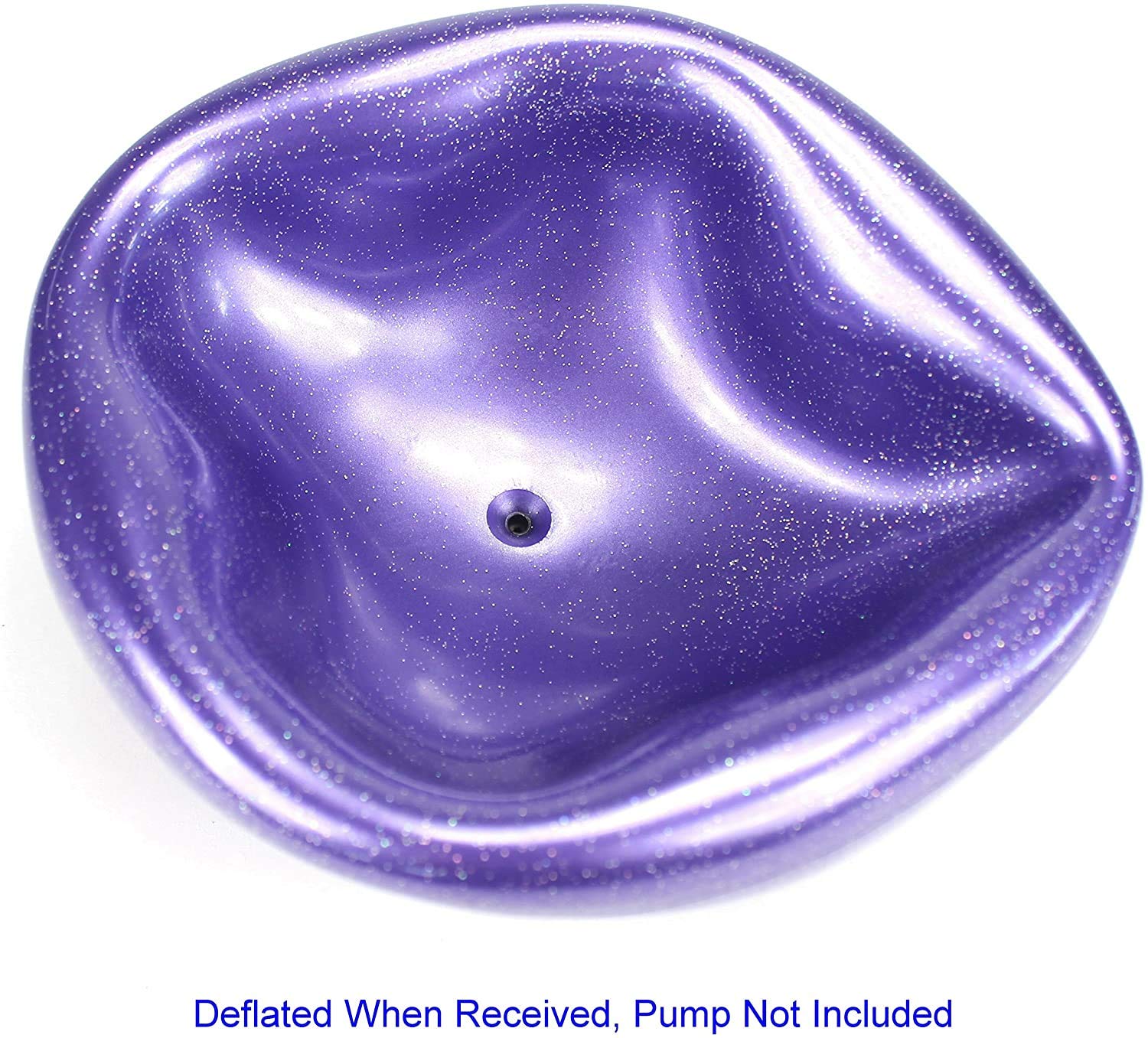 AllPlay Rhythmic Gymnastic Junior Competition Exercise Ball 16.5cm 360G Olympic Spec for Dance and Performance (16.5cm Glitter Purple)