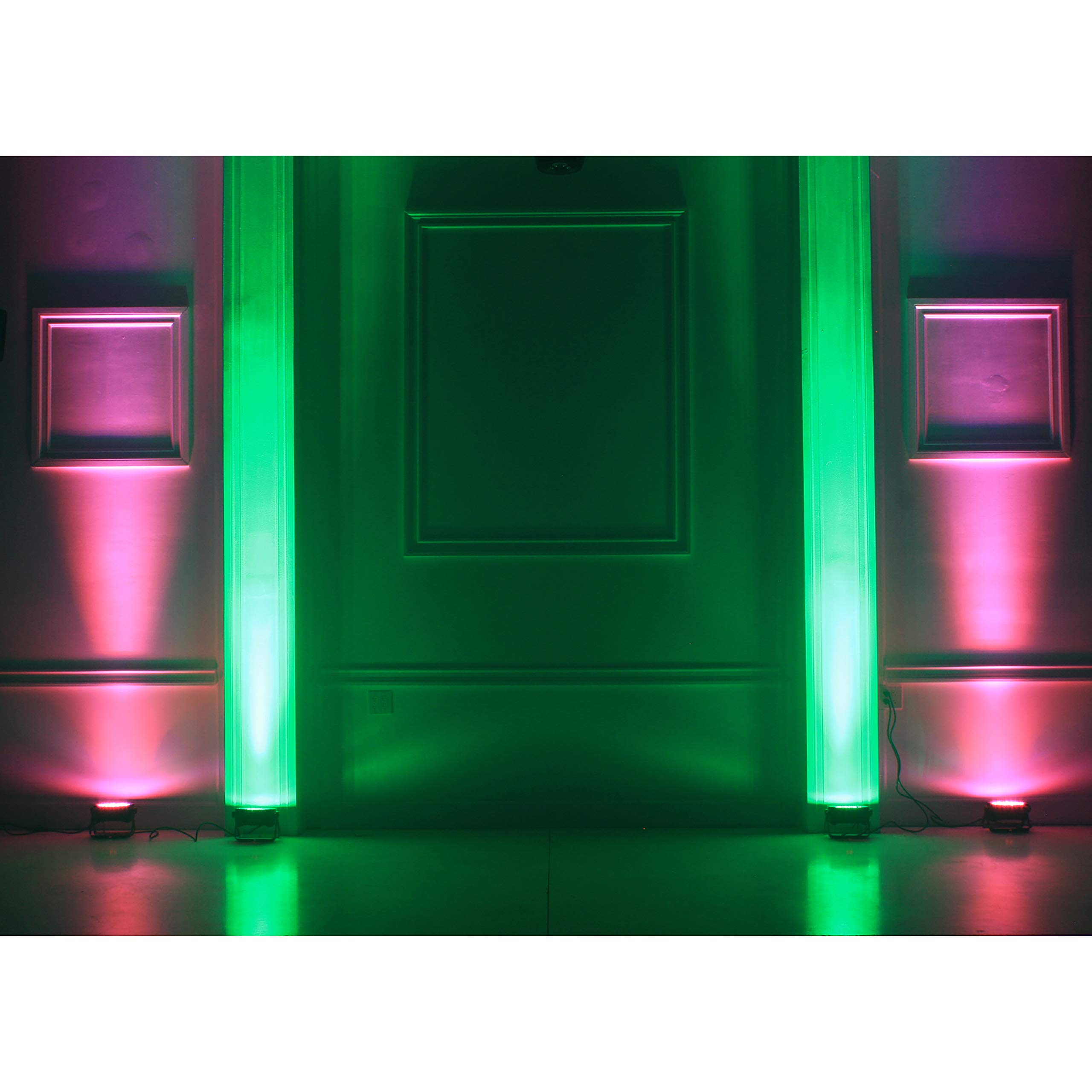ADJ Products 1226200045 Mega Par Profile Plus, Multi-Use LED Par Can Lighting Fixture with RGB and UV MEG358