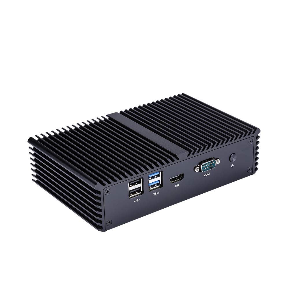 Qotom New Mini pc Qotom-Q190G4N-S07 8G ram 32G SSD Intel J1900 2.0GHz 4*USB Multi-Function Router Gateway OPNsense Box