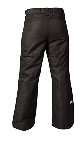 Arctix Kids Snow Pants with Reinforced Knees and Seat, Black, X-Small