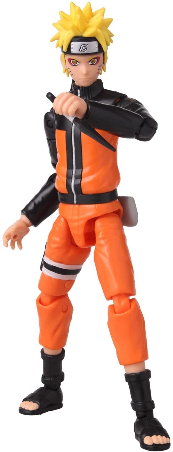 Bandai Naruto Anime Heroes Naruto Uzumaki Naruto Sage Mode Toy Action Figure Toy Bundle with 2 My Outlet Mall Stickers