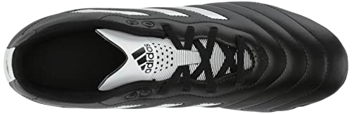 adidas Unisex Goletto VIII Firm Ground Soccer Shoe, Black/White/Red, 10 US Men