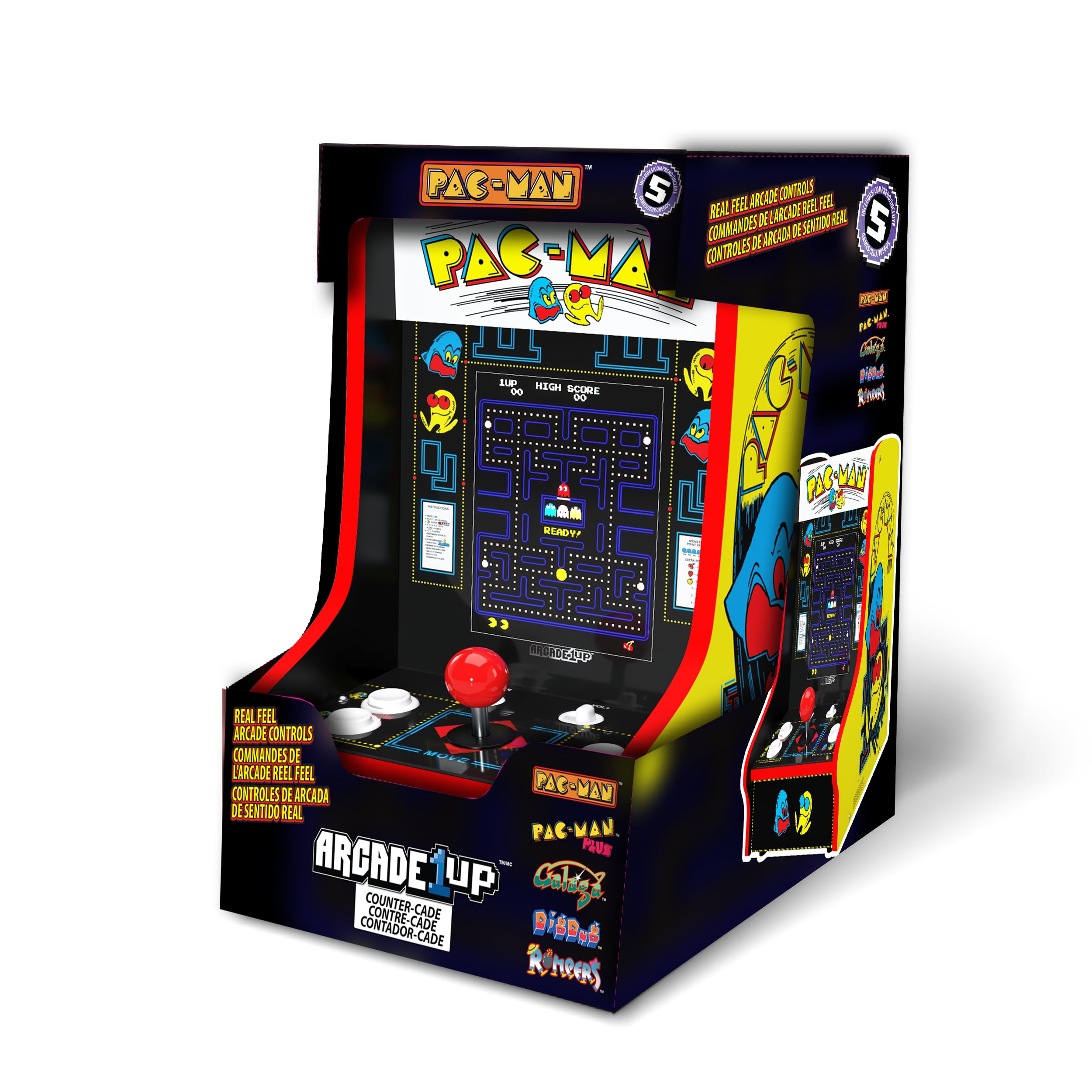 Arcade1Up Pac-Man 5 Games in 1 Countercade