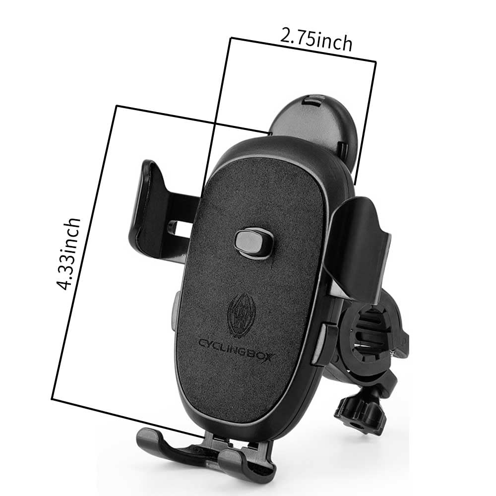 Airtag Bike Mount Hidden, Bike GPS Tracker, Anti-Theft Airtag Case, One-Touch Automatically Lock & Quick Release Bicycle and Motorcycle Handlebar Phone Mount Holder