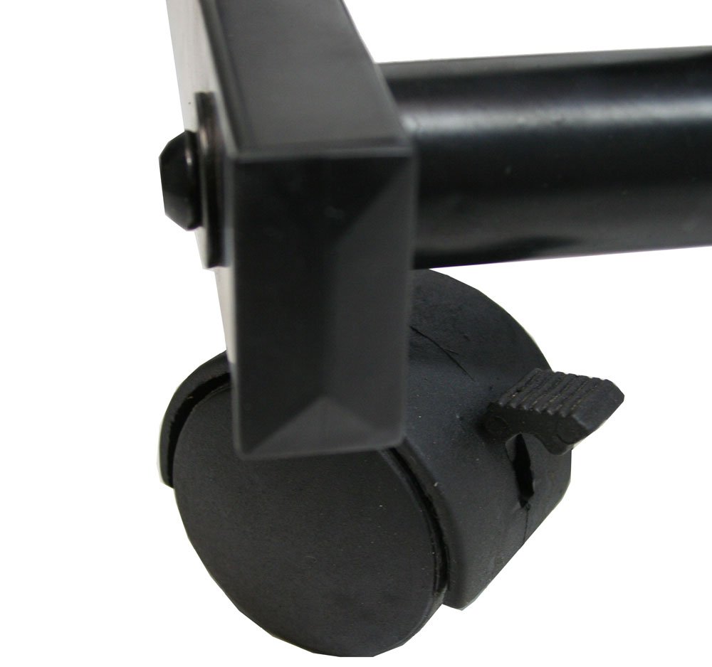 American Sound Connection 5 Guitar Rolling Cart Stand Pro Audio Stage, Studio or Display Rubber Divider Electric or Acoustic Guitar Holder