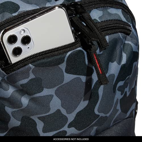 adidas Energy Backpack, Nomad Camo Grey/Carbon Grey/Vivid Red, One Size