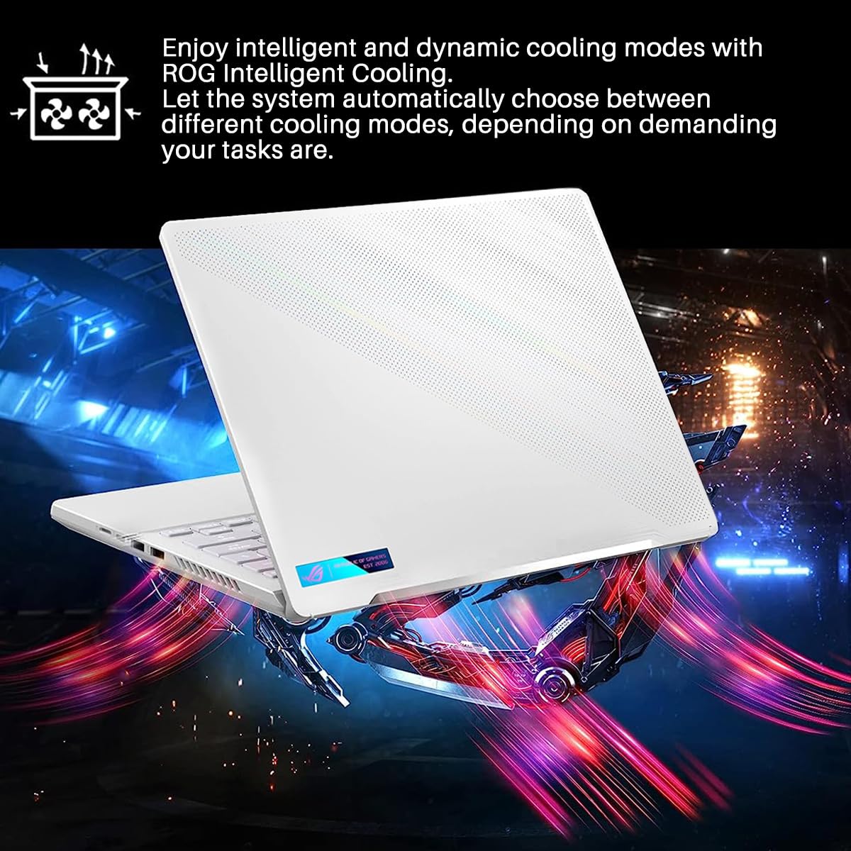 ASUS ROG Zephyrus Gaming Laptop 2023 Newest, 14" FHD 144HZ Display, AMD Ryzen 7 5800HS(Up to 4.4 GHz), NVIDIA GeForce RTX 3060 Graphics, 40GB RAM, 2TB SSD, Bluetooth, Wifi6, Windows 11 Home, White
