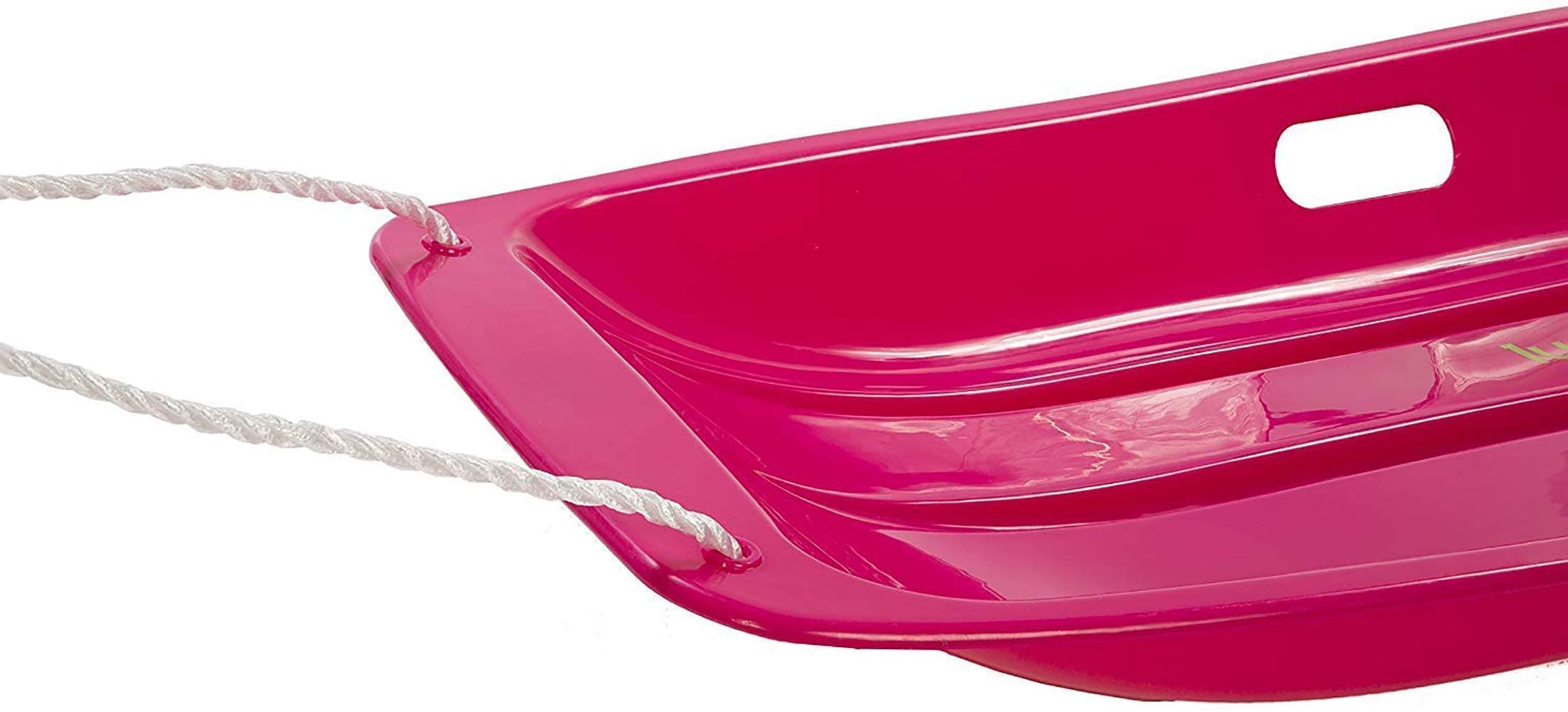 Avalanche Brands - 35" Classic Downhill Toboggan Snow Sleds - Red & Pink