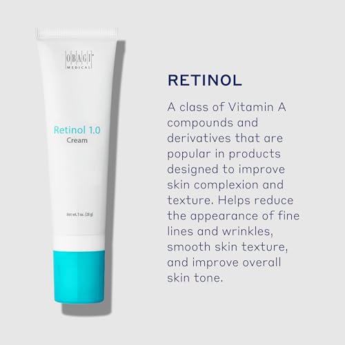 Obagi360 Retinol 1.0 Cream β High Concentration Retinol Helps Reduce the Appearance of Fine Lines and Wrinkles & Smooth Texture with Minimal Irritation β 1 oz