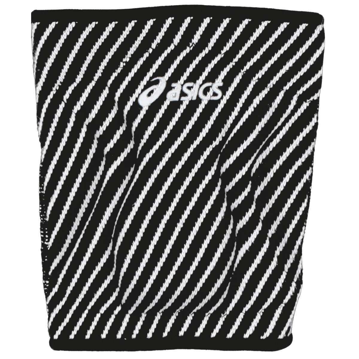 ASICS Replay Reversible Knee Pad, One Size Fits All, Black/White