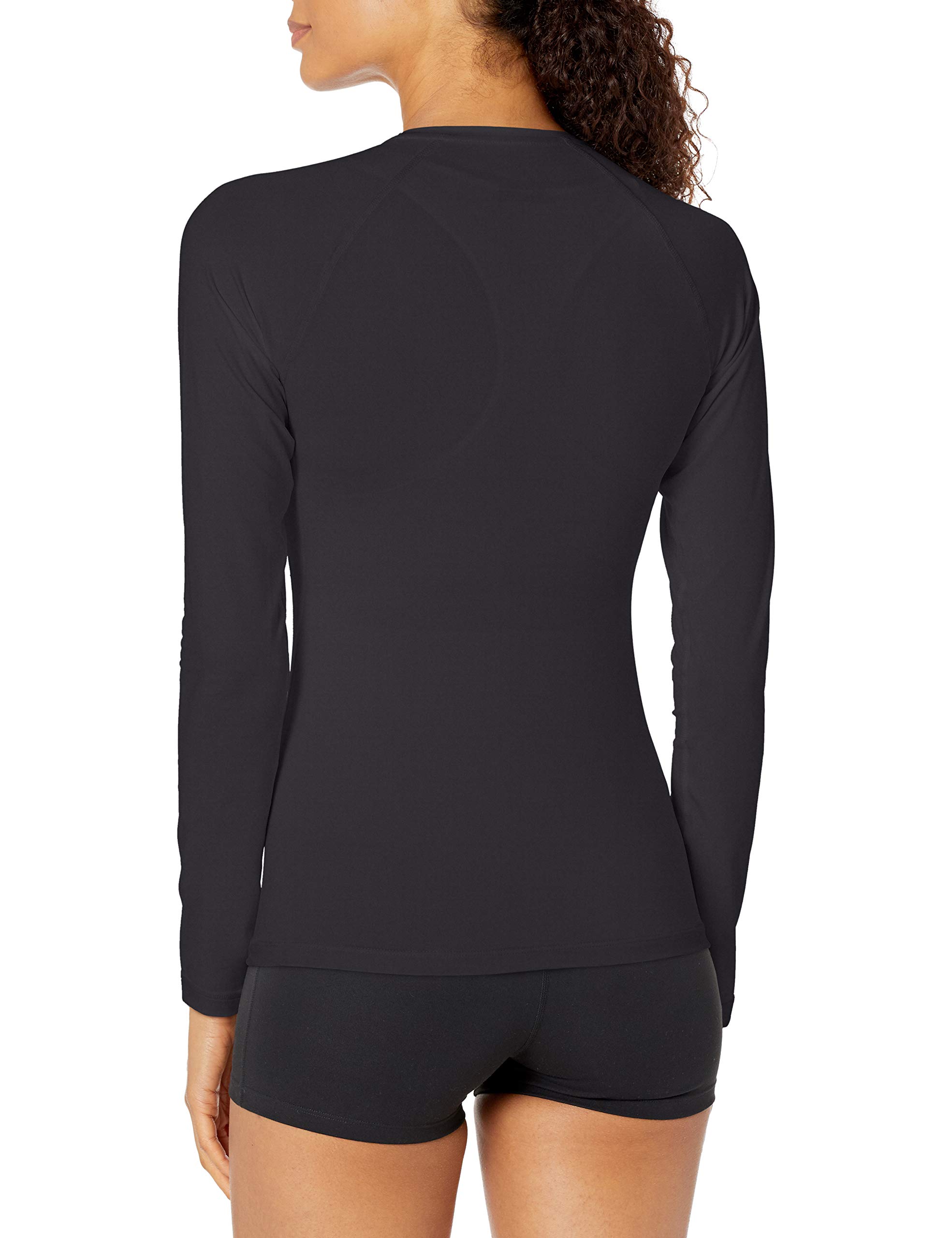 ASICS Spin Serve Volleyball Jersey Long Sleeve, Team Black, Medium