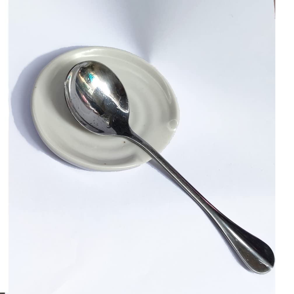 Ceramic Spoon Rest for kitchen, 3.9 Inches Spoon Holder for Stove Top, Coffee Spoon Rest, Spoon Cradle,Kitchen Accessories for Utensils-1