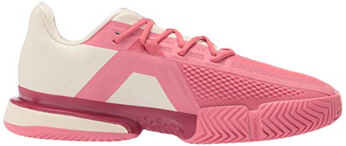 adidas Women's Solematch Bounce Hazy Rose/Silver Metallic/Acid Orange 9.5
