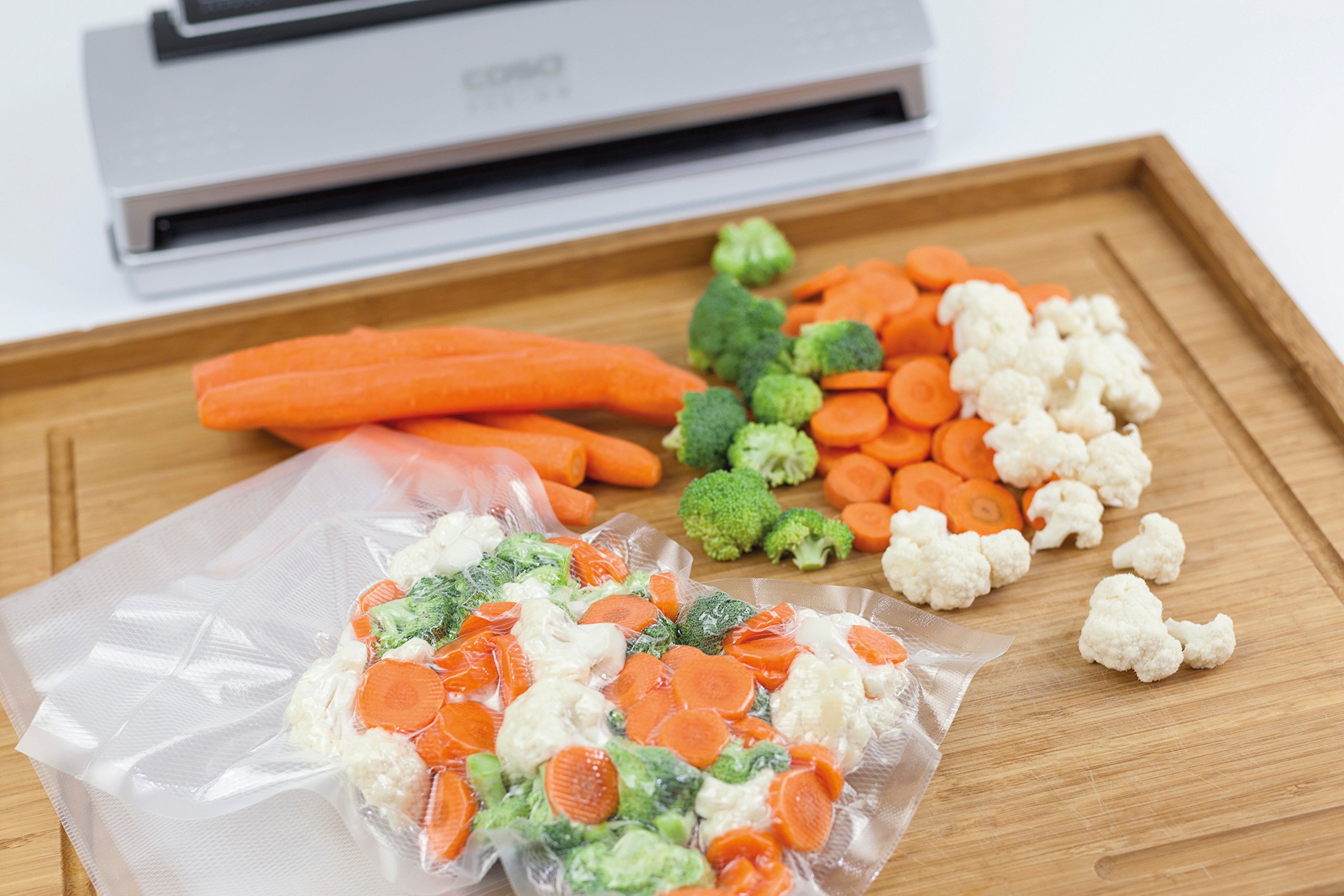 CASO Germany Vacuum Sealer Rolls, 7.9 by 236.2-Inch, Set of 2
