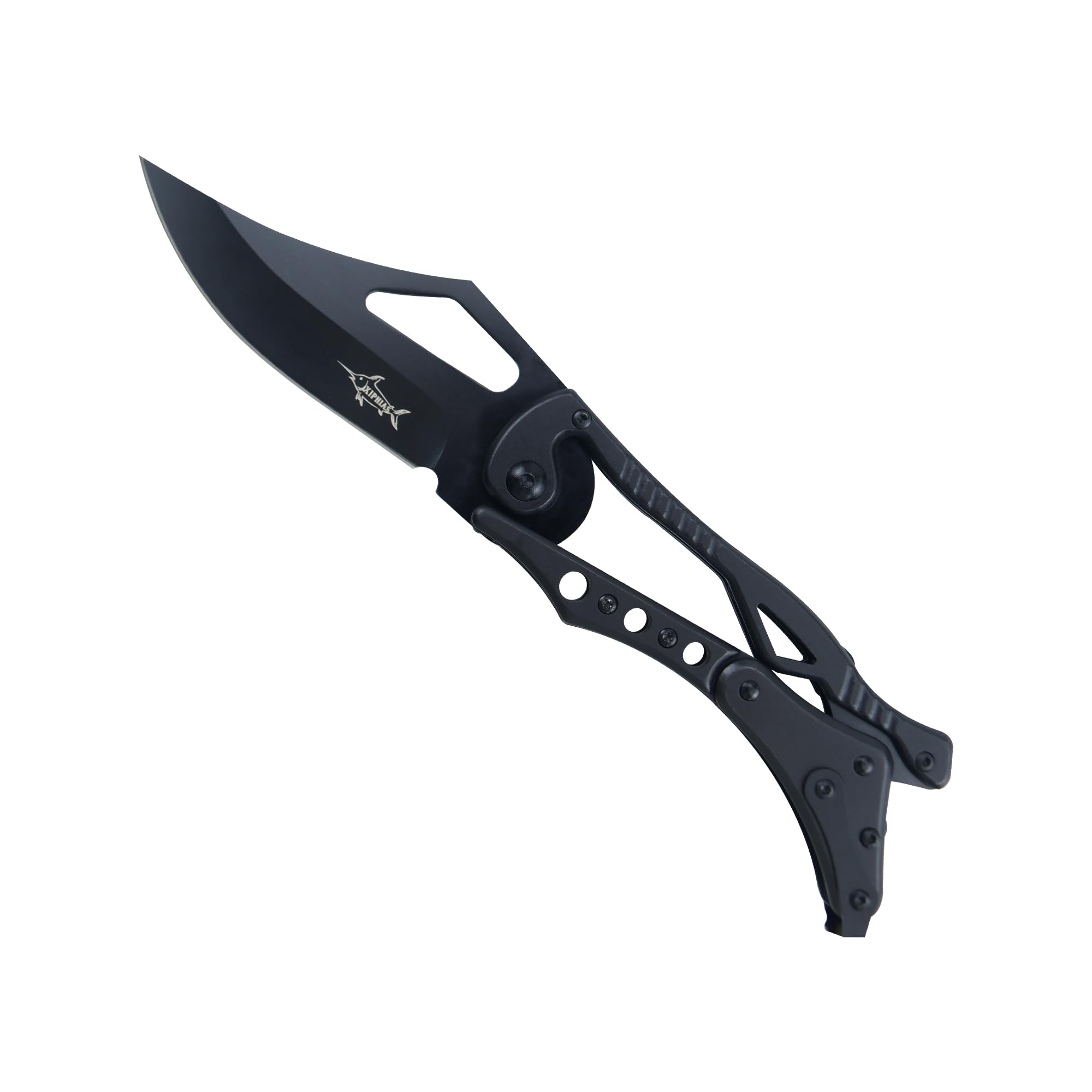 XIPHIAS Mechanical Creativity Pocket Folding Knife,9CR18 Steel Blade - 8.5" Total