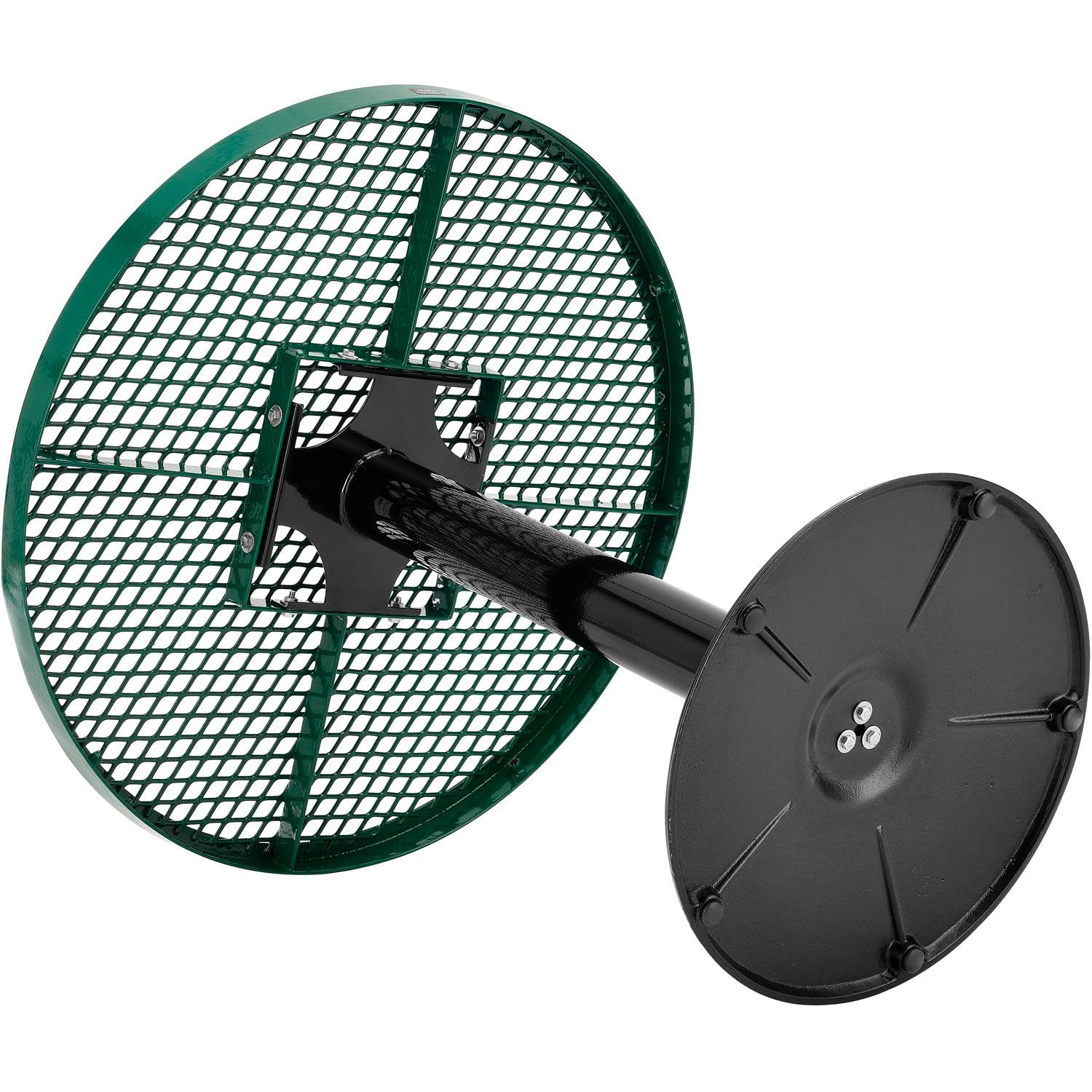 Global Industrial 36" Round Outdoor Counter Height Table with Pedestal Base, 36" H, Green