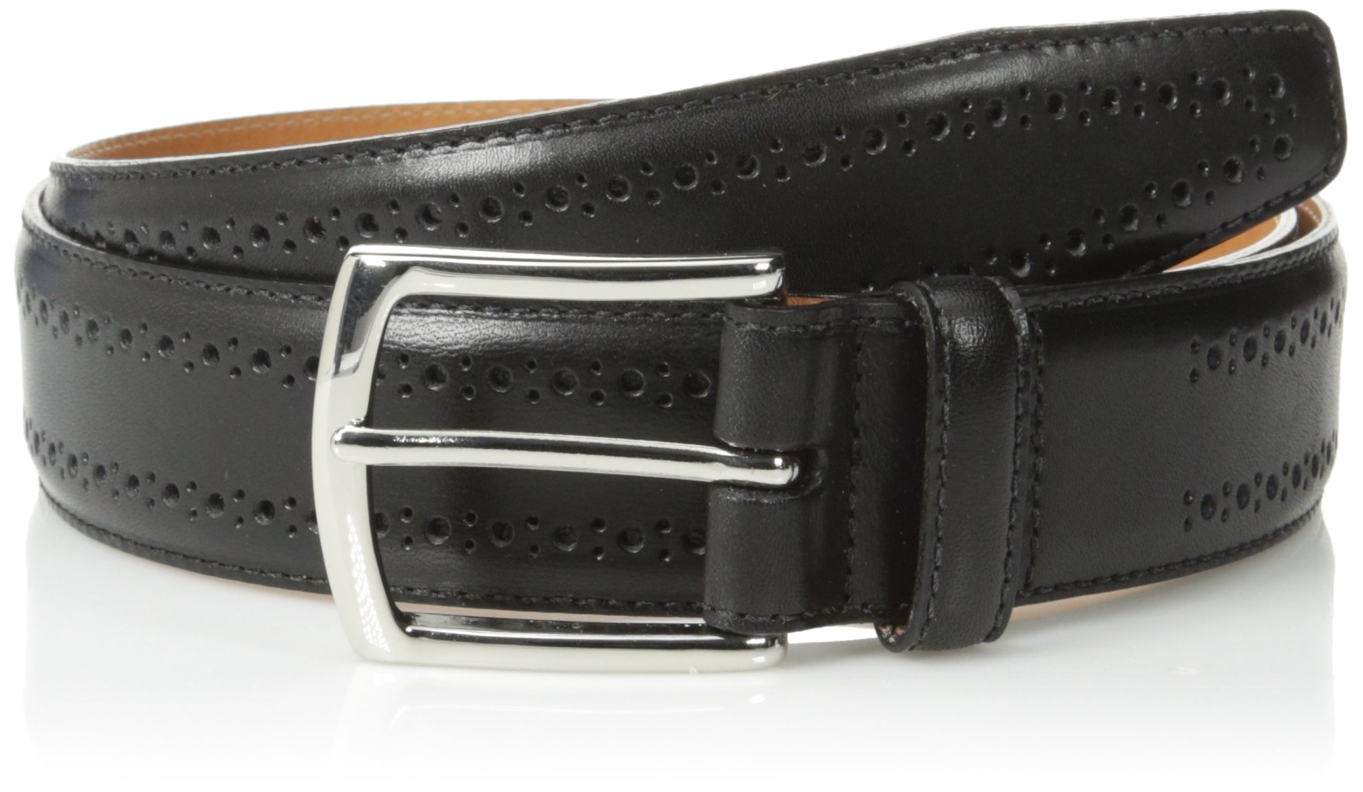 Allen Edmonds Men's Manistee Belt, Black, 32