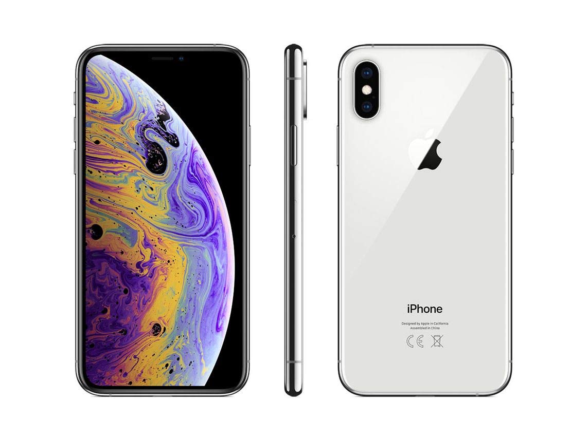 Apple iPhone XS Max, 256GB, Silver - For Verizon (Renewed)