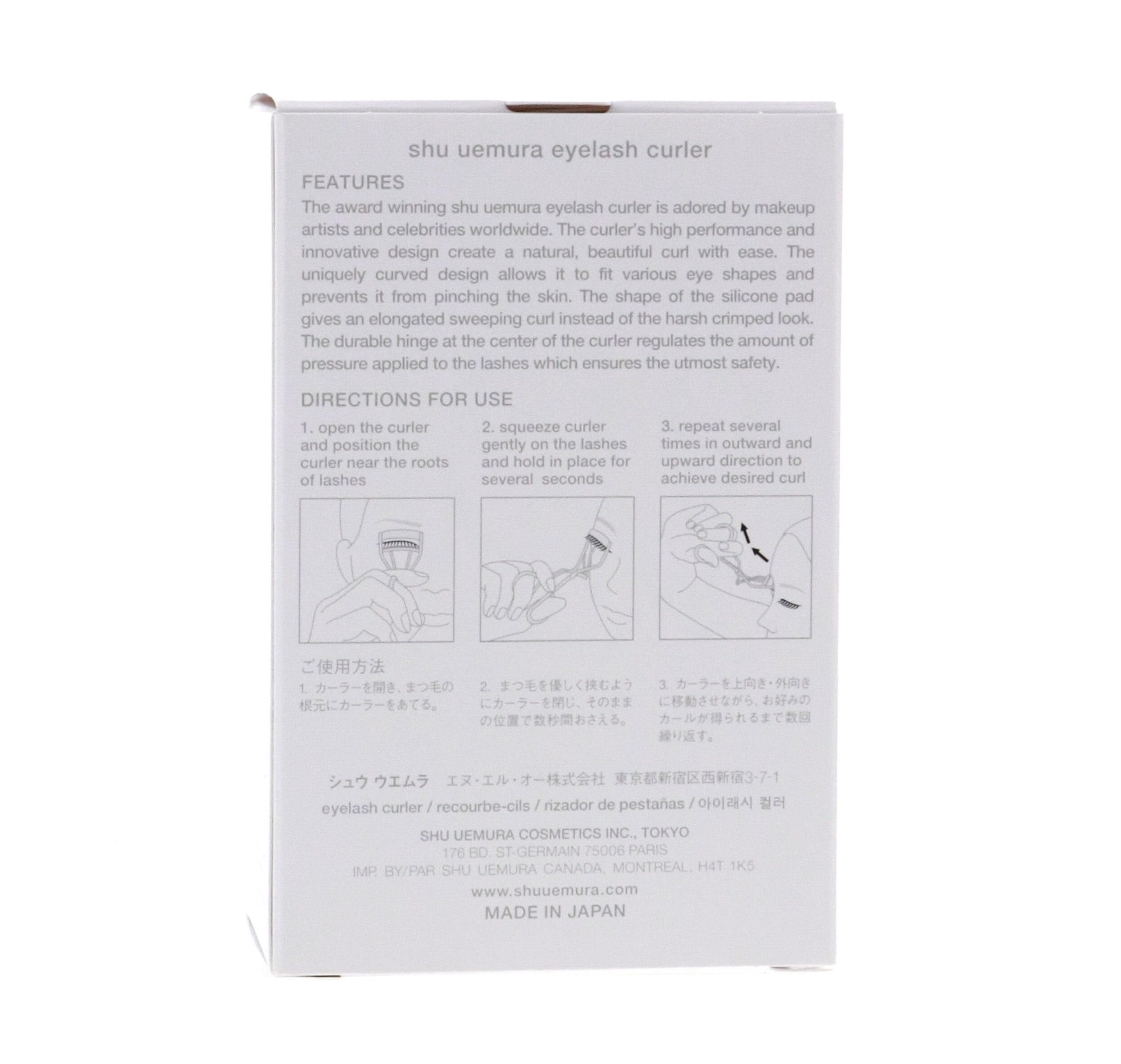Mayabeauty SHU UEMURA EYELASH CURLER 1 EACH WITH 1 FREE SILICONE REFILL
