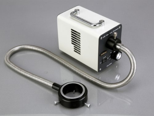 AmScope LED-50WYR 50W LED Fiber Optic O-Y Light Microscope Illuminator