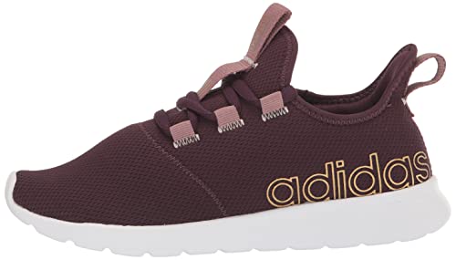 adidas Women's Cloudfoam Pure 2.0 Running Shoe, Shadow Maroon/Gold Metallic/Wonder Oxide, 6.5