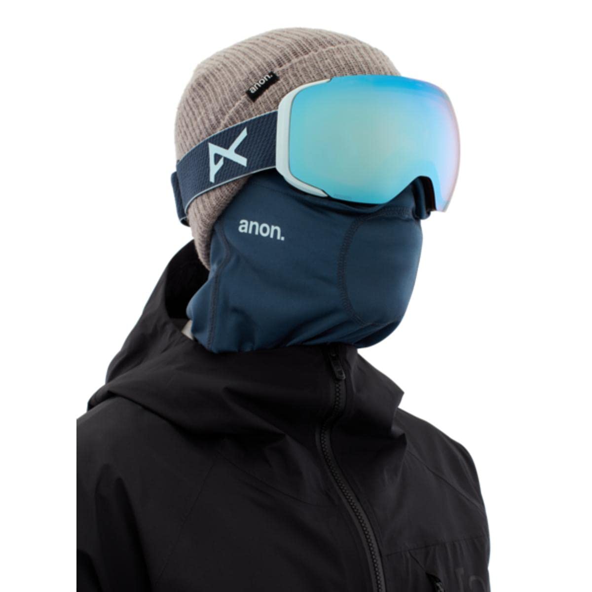 Anon Men's M2 Goggles with Spare Lens and MFI Mask, Oakledge / Perceive Variable Blue