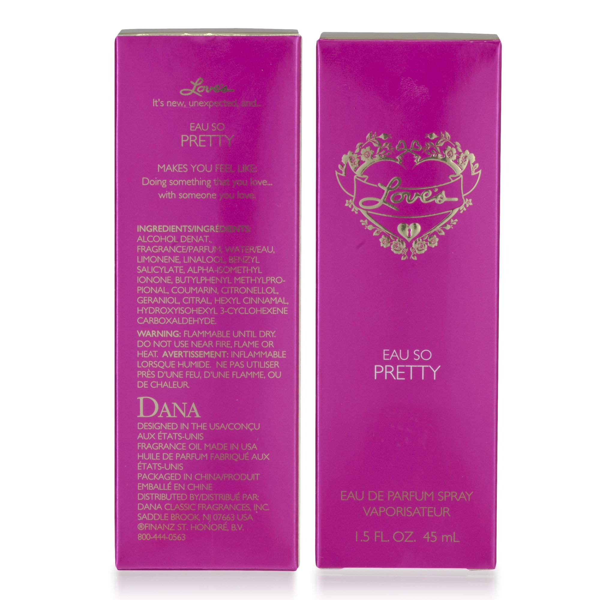 Love's Eau So Pretty by Dana 1.5 oz Eau De Parfum Spray for Women
