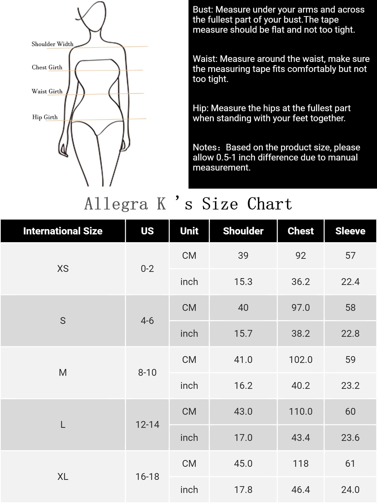Allegra K Business Casual Blazer for Women's Notched Neck Suit Jacket Long Sleeve Open Front Blazers X-Large Black