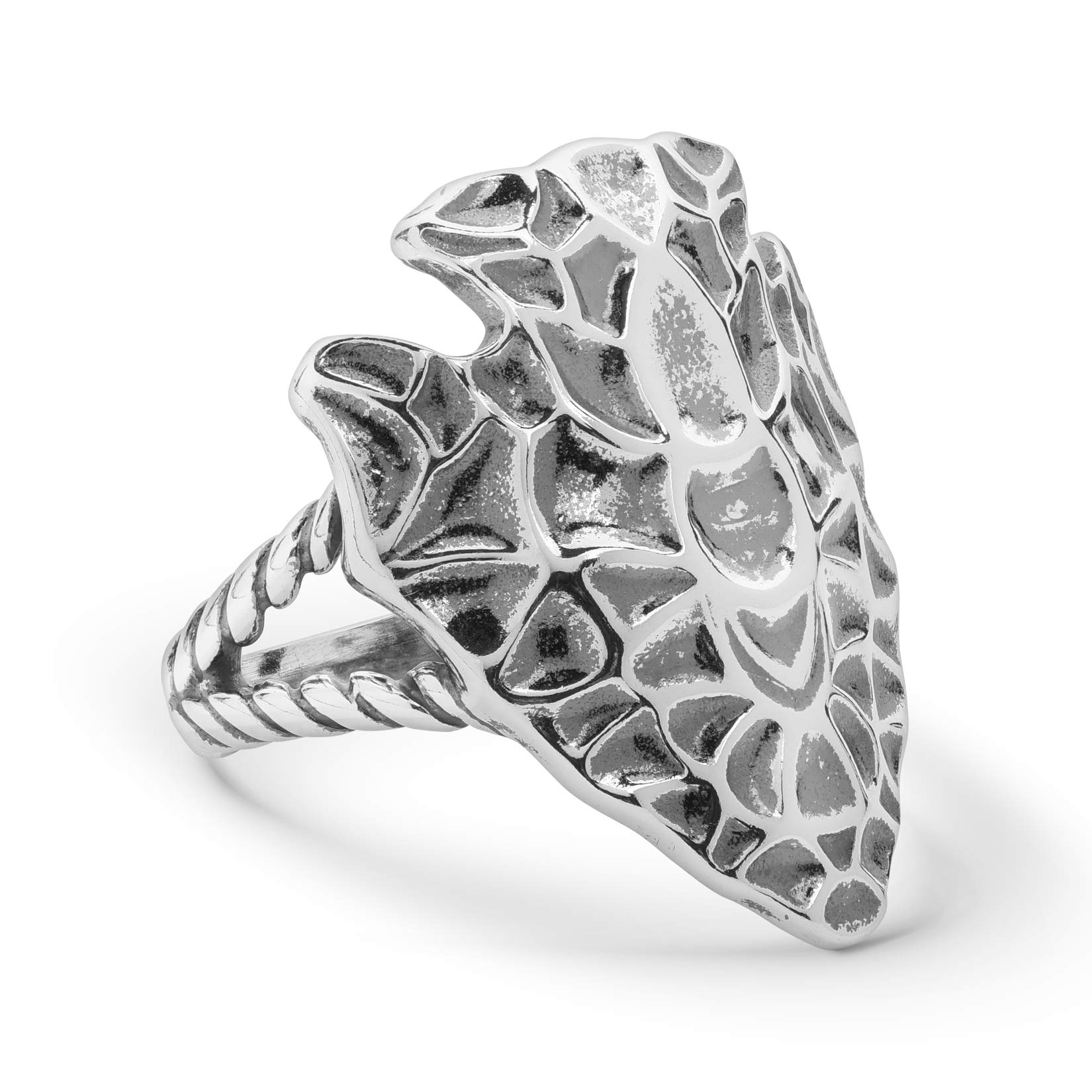 American West Sterling Silver His and Hers Arrowhead Design Ring Size 5