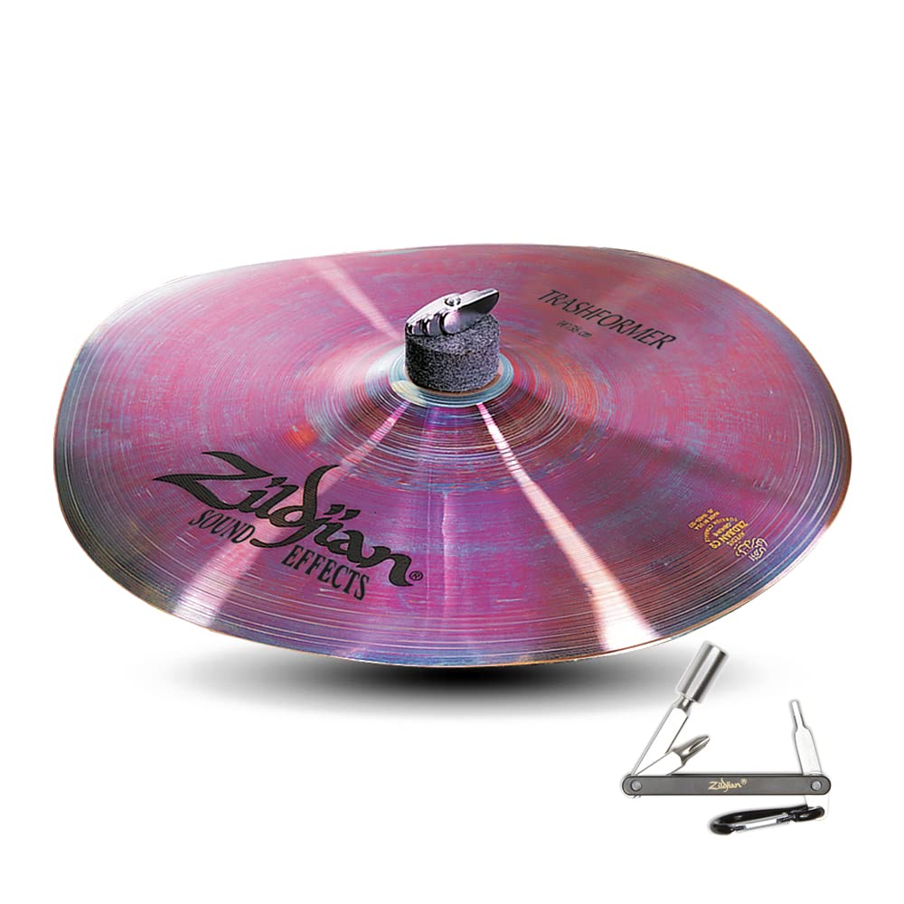 Avedis Zildjian ZXT14TRF 14' ZXT TRASHFORMER SPECIAL EFFECTS CYMBAL & COLORED TINT With ZKEY