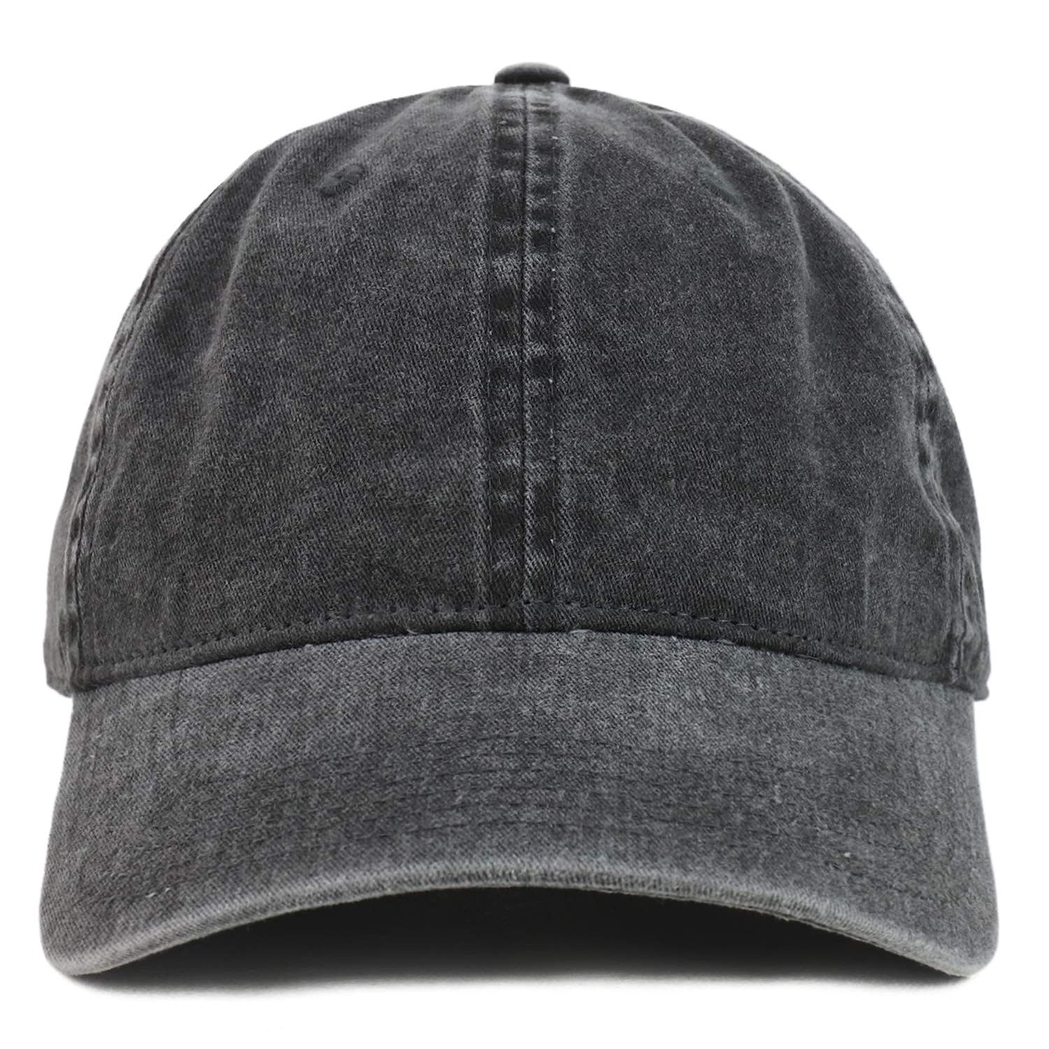 Armycrew XXL Oversize Big Washed Cotton Pigment Dyed Unstructured Baseball Cap - Khaki Green