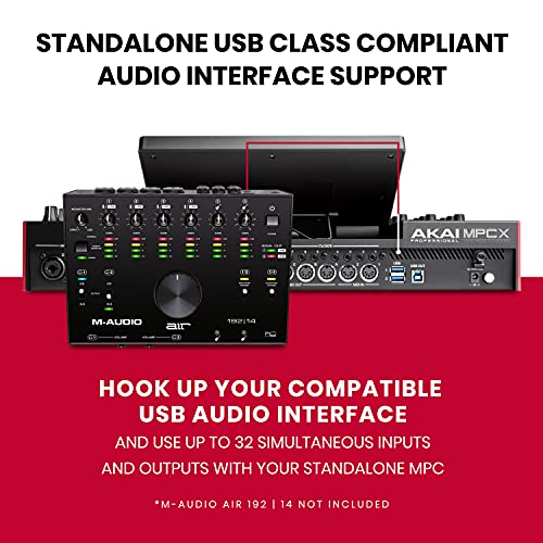 AKAI Professional MPC X β Standalone Drum Machine and Sampler With 10.1-inch display, Beat Pads, Synth Engines and CV Gate Outputs