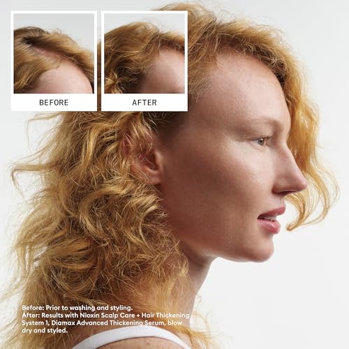 Nioxin Scalp + Hair Thickening System 1 Shampoo, For Natural Hair with Light Thinning, 16.9 fl oz (Packaging May Vary)