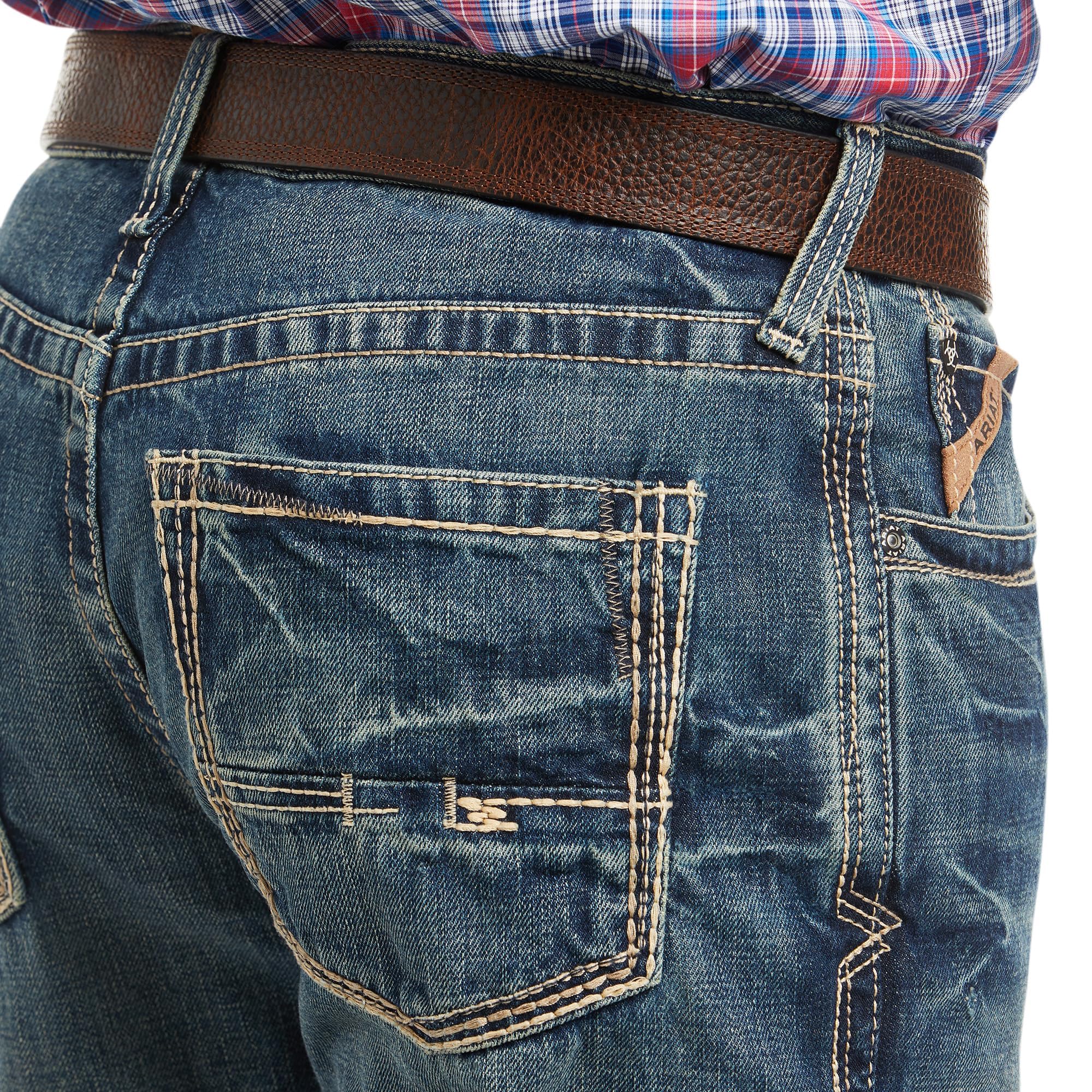 Ariat Men's Big & Tall M4 Low Rise Boot Cut Jeans, Gulch, 34W x 36L