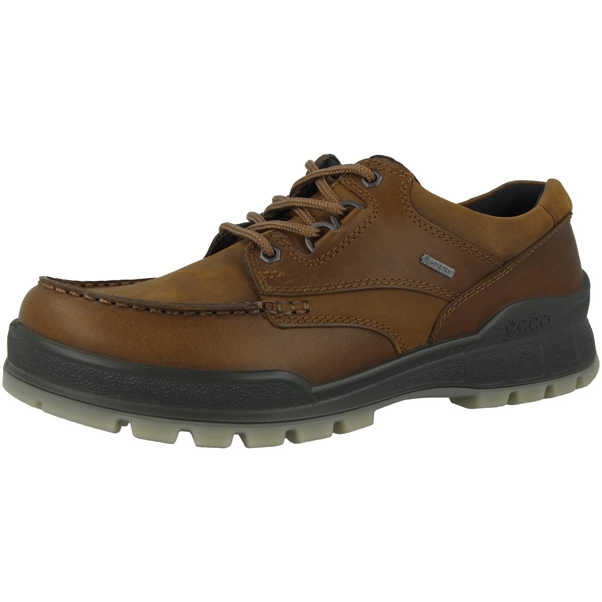 ECCO Men's Track 25 Low Gore-tex Waterproof Hiking Shoe, Bison/Bison Oil Nubuck, 11-11.5