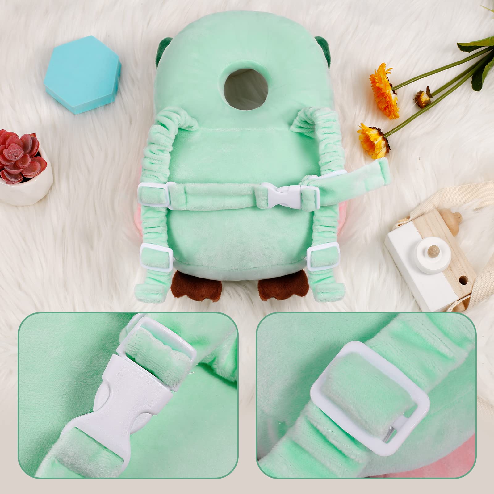 Baby Walkers Protective Toddler Adjustable Baby Head Protection Safety Pad Backpack Wear for Crawling SH-bp-owl_US
