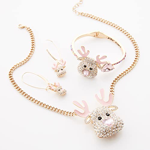 Betsey Reindeer Dangle Earrings