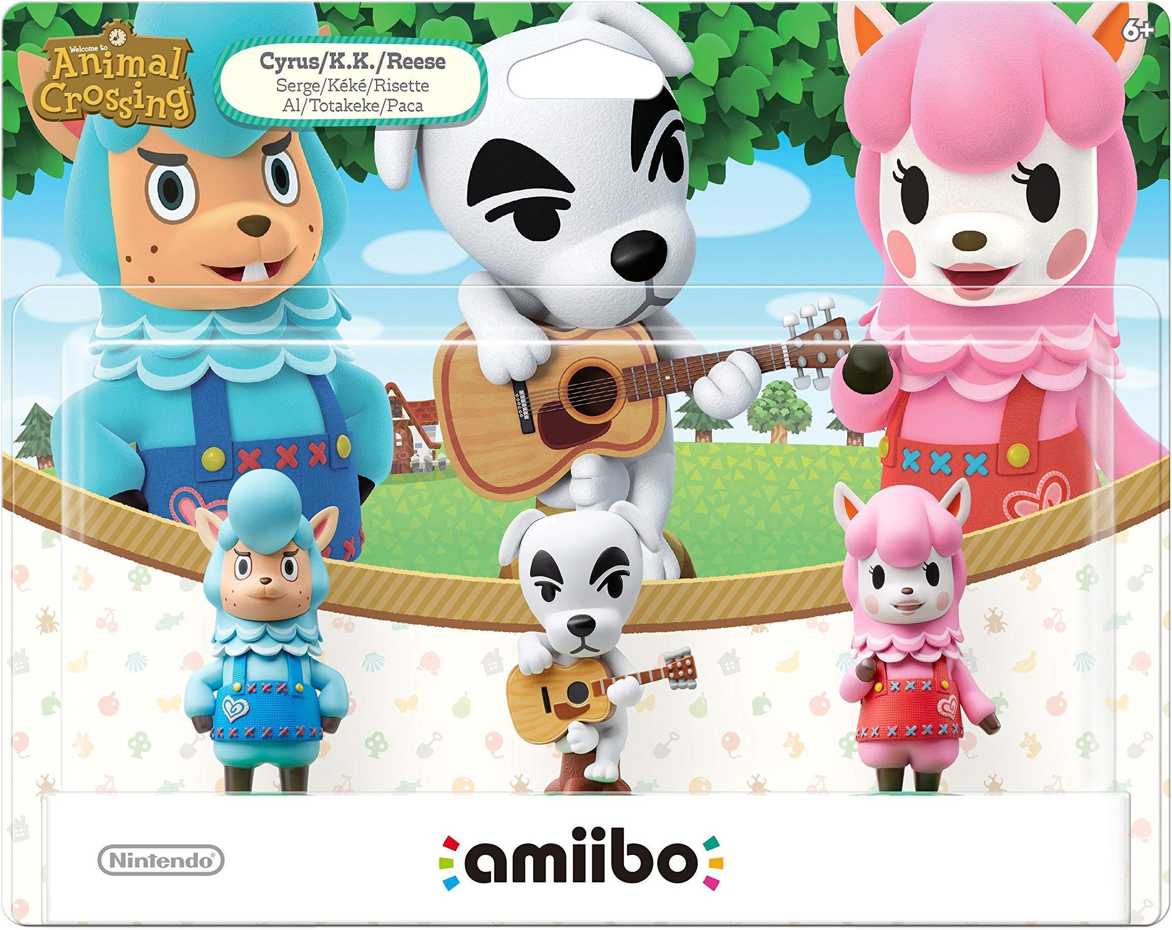 Animal Crossing Series 3-Pack Amiibo (Animal Crossing Series) - Mr. Resetti - Kapp'n Amiibo Bundle for Nintendo Switch - 3DS - Wii U (Bulk Packaging)