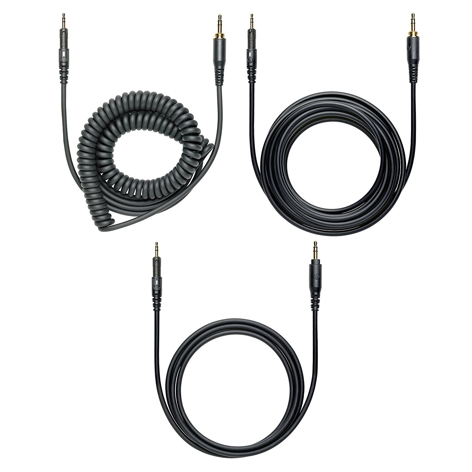 Audio-Technica ATH-M50x Closed-Back Professional Monitor Headphones - 90° Swiveling Earcups (Black) + Headphone Amplifier + Headphone Hanger + Extension Cable - Deluxe Bundle